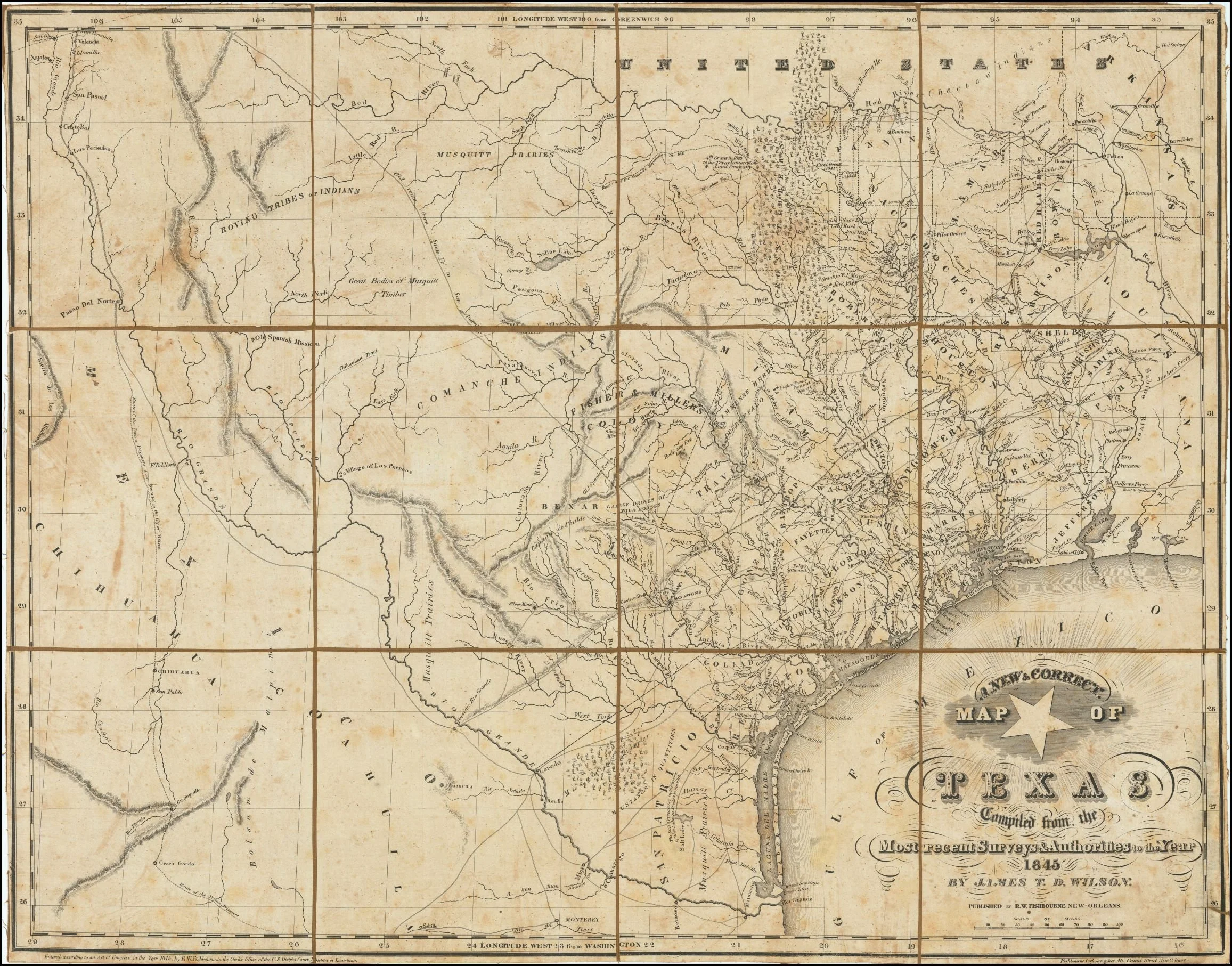 The Republic of Texas: 1836 to 1845 — Holcomb Map Collection