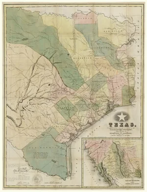 The Republic of Texas: 1836 to 1845 — Holcomb Map Collection