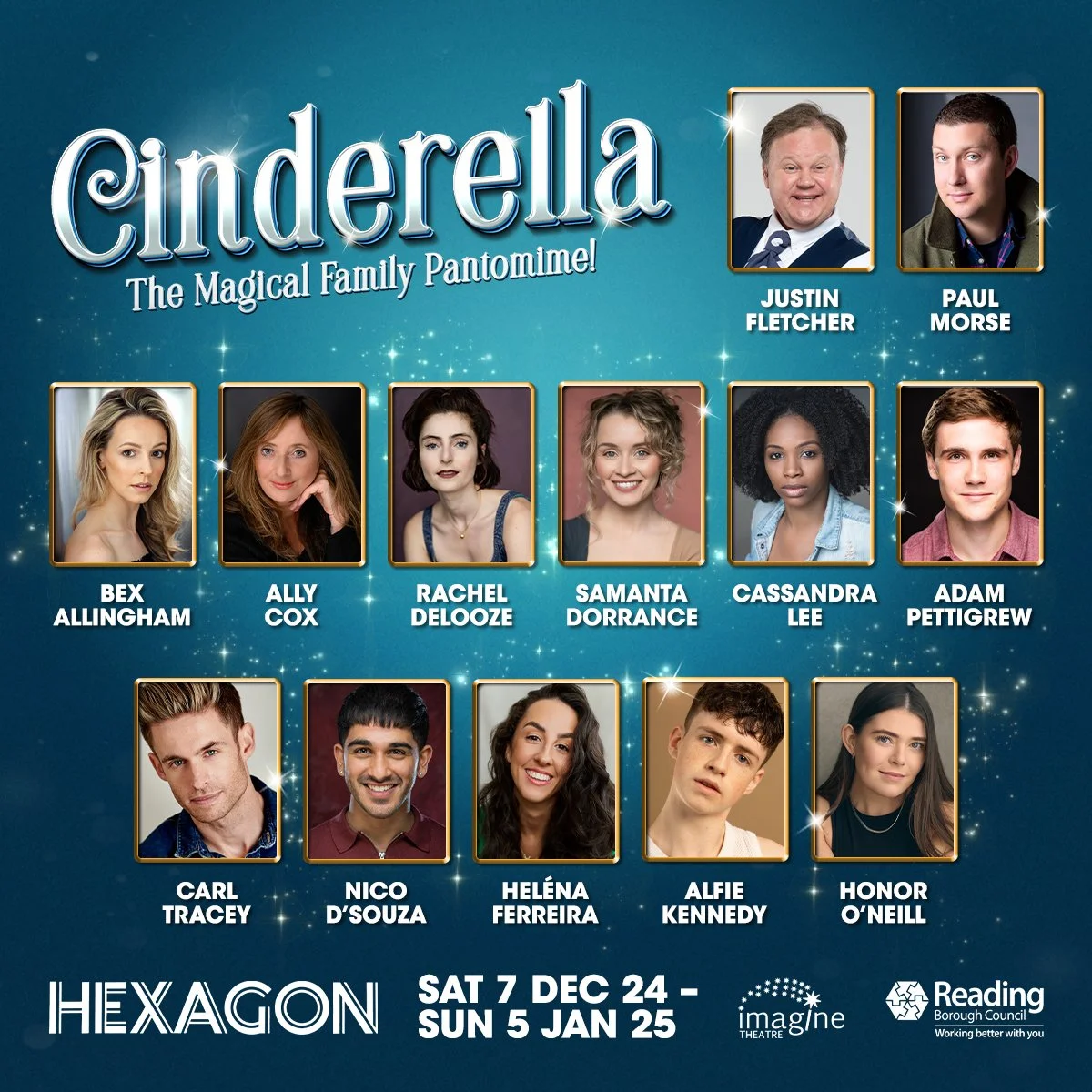 Cinderella - The Hexagon, Reading - Christmas 2024/25 — Imagine Theatre