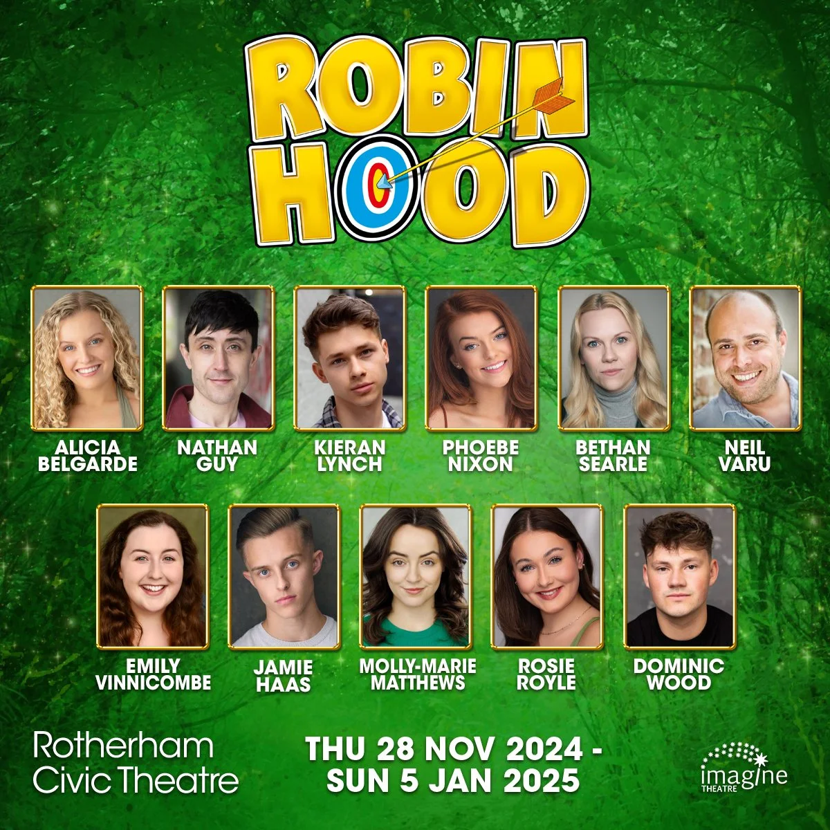 Robin Hood , Rotherham Civic Theatre - Christmas 2024/25 — Imagine Theatre
