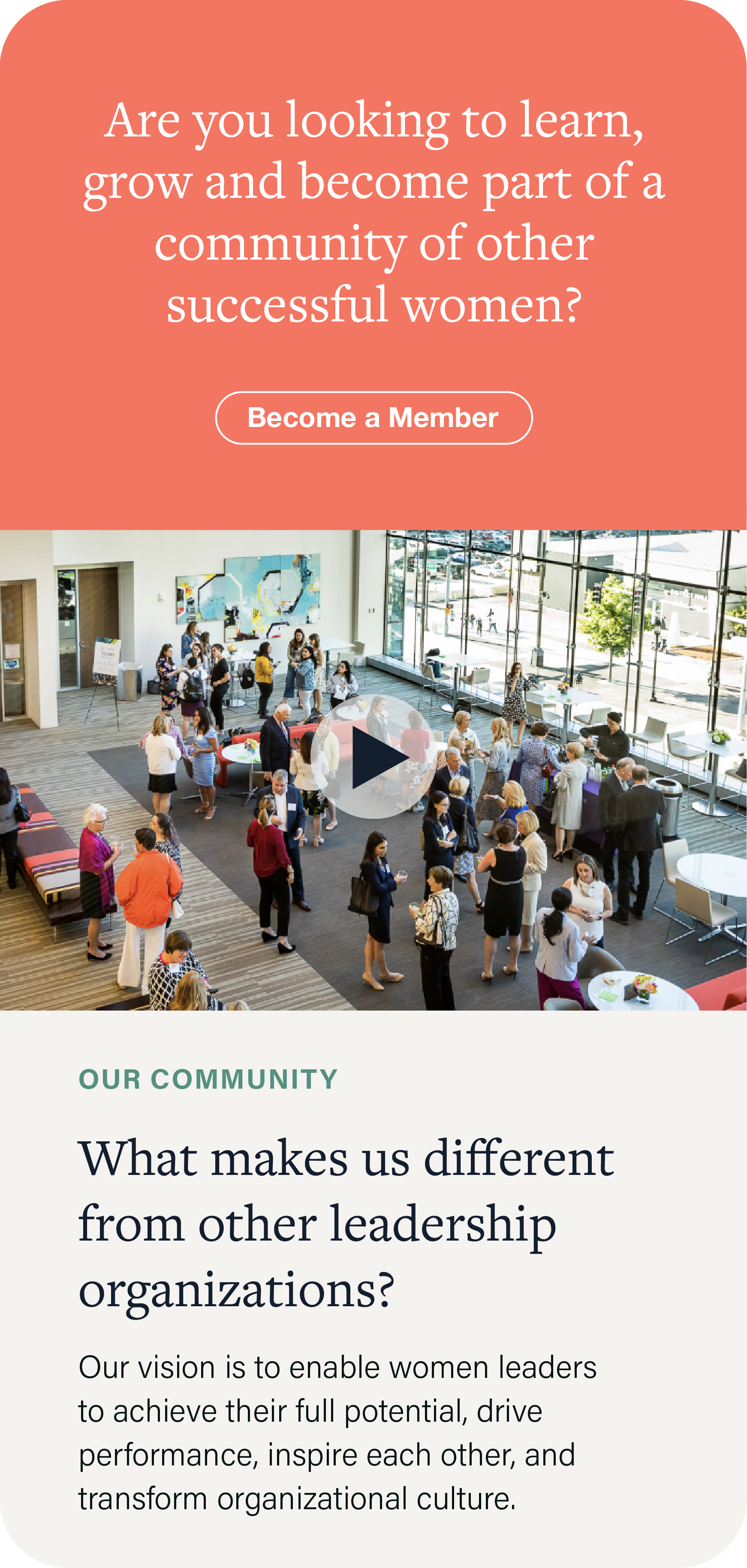 The Women's Edge — Vervaine Design Studio