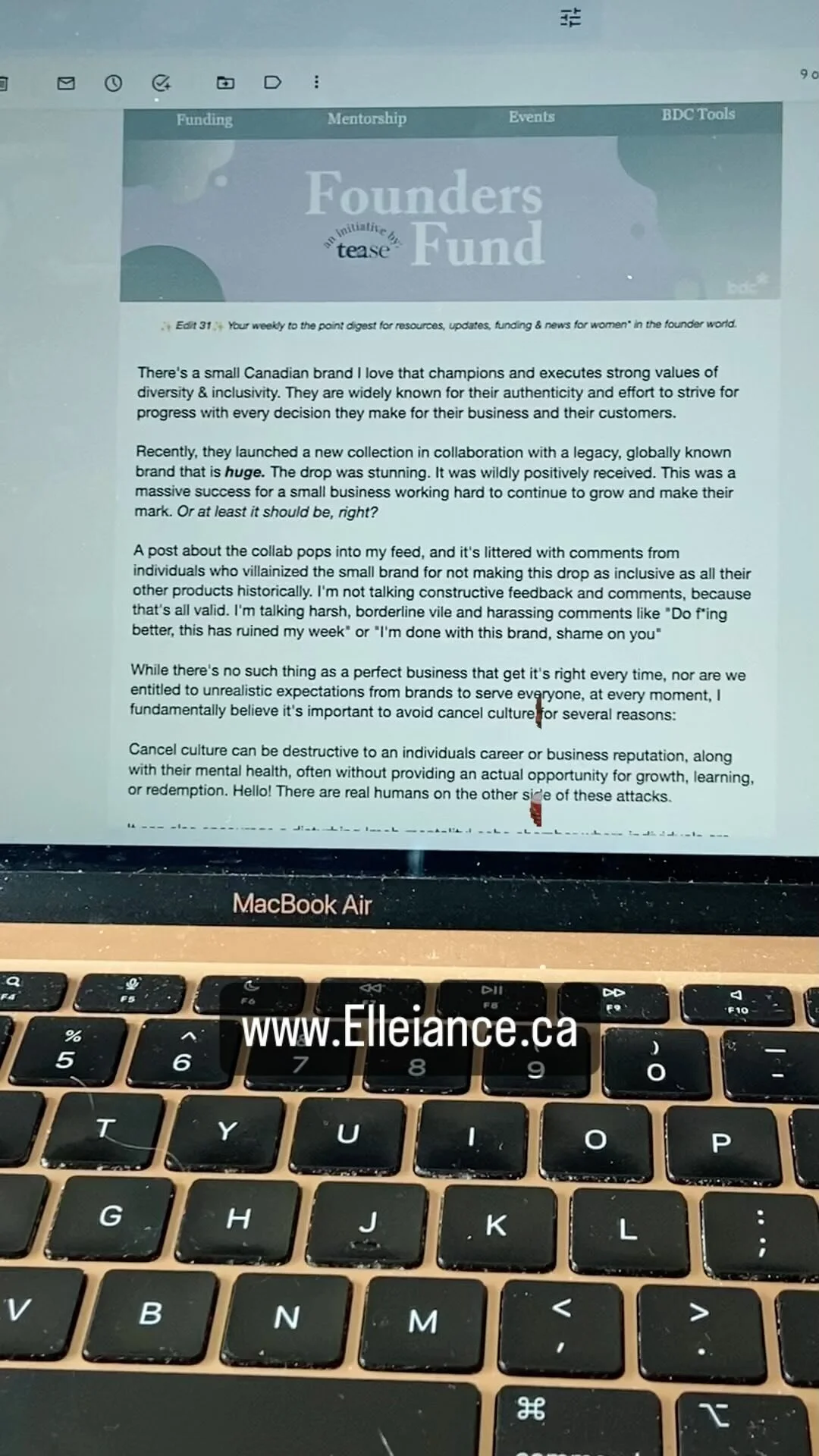 The Elleiance Network