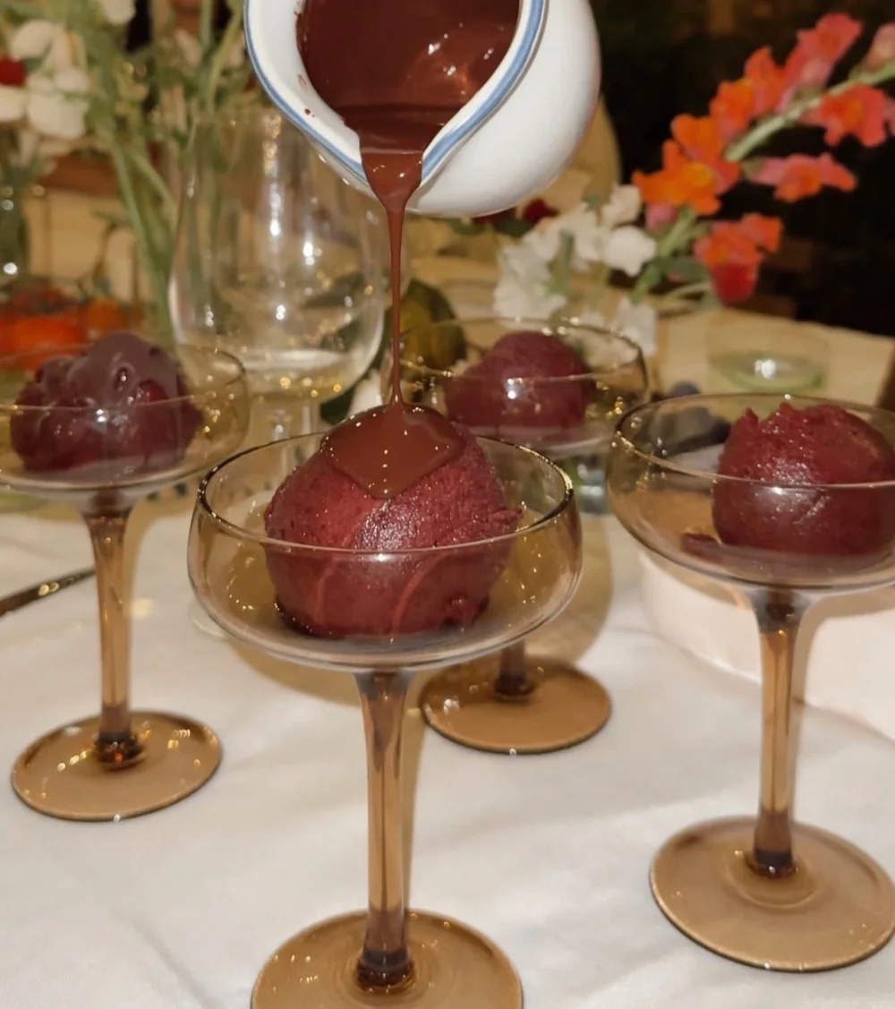 Tart Cherry Sorbet with Homemade Magic Shell — Hauste | Everything ...