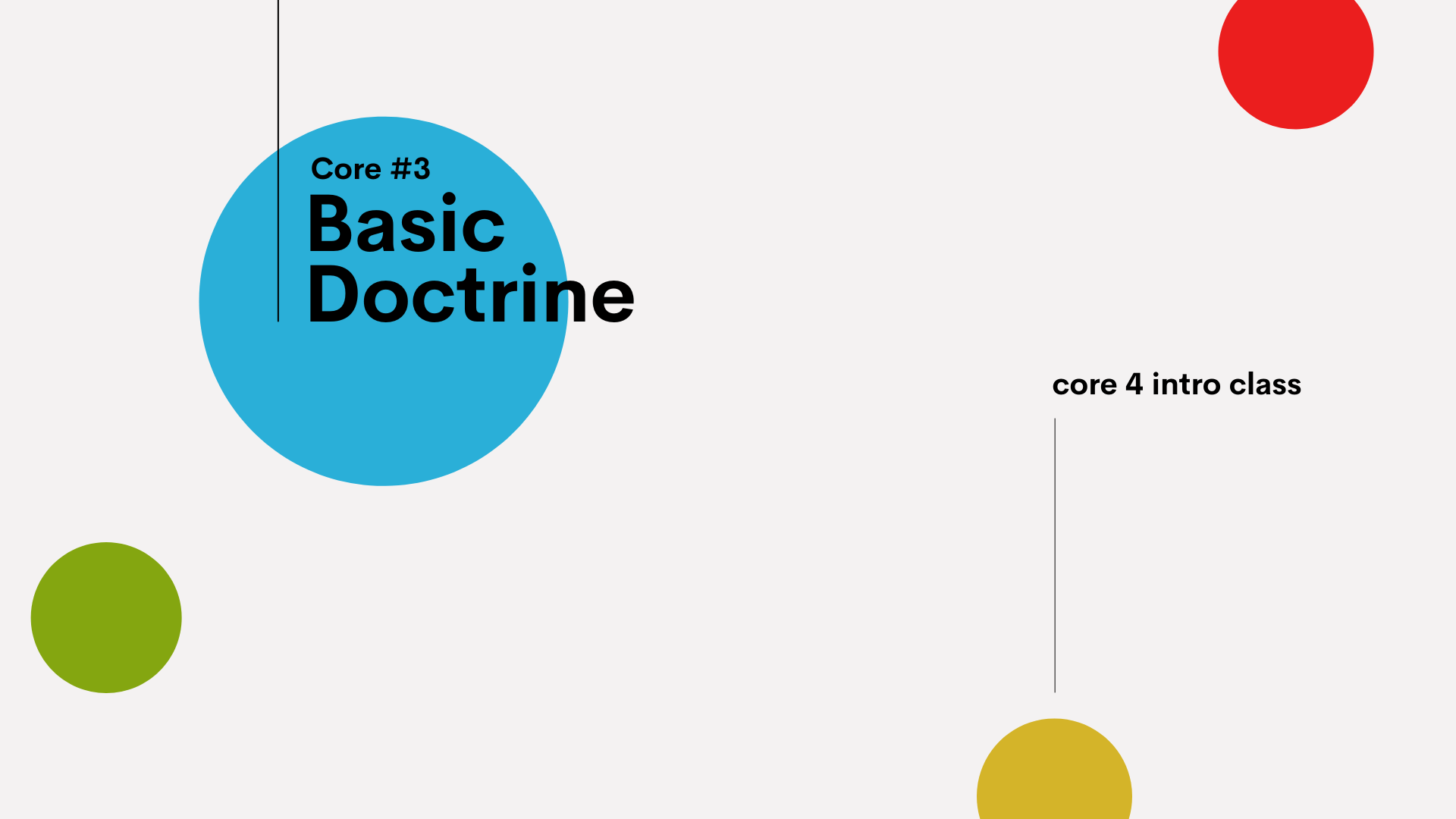 Core 4 - Foundational discipleship for the people of Cornerstone ...