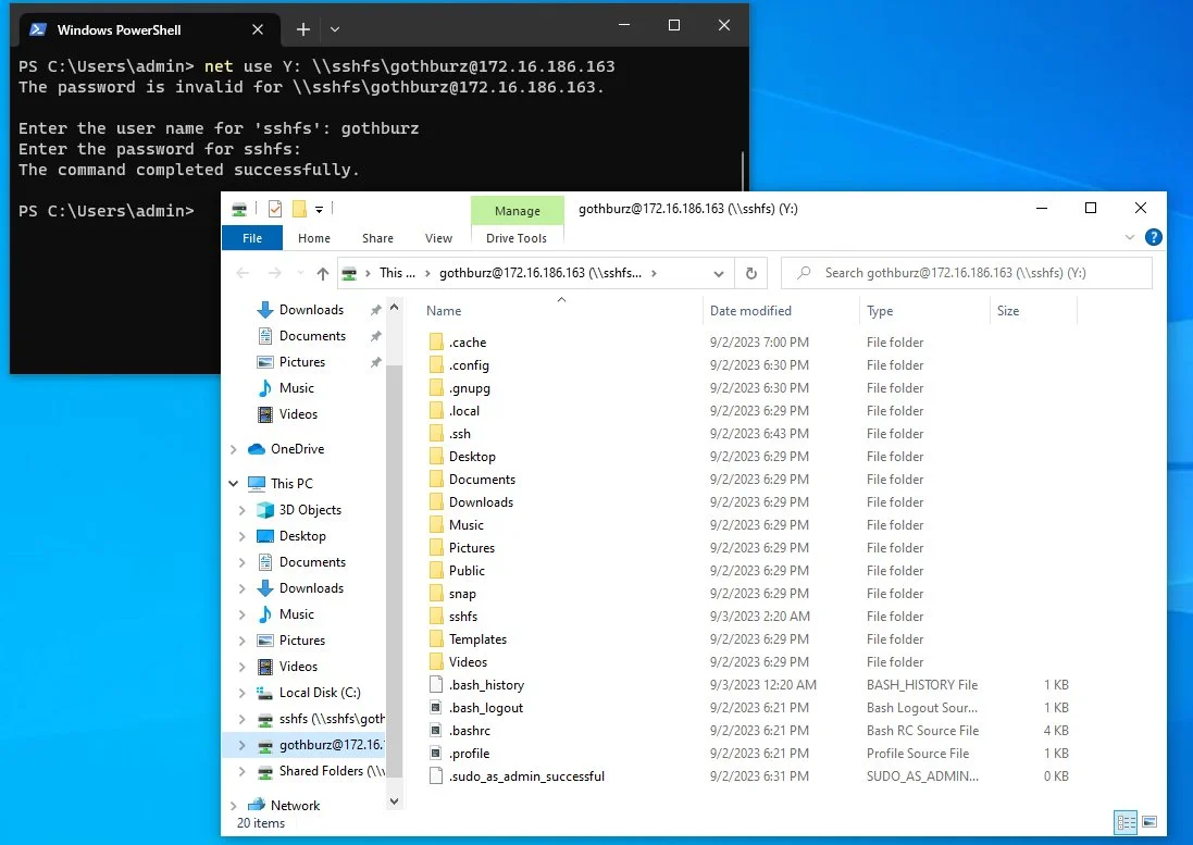 How To Use SSHFS On Windows — Peter Girnus