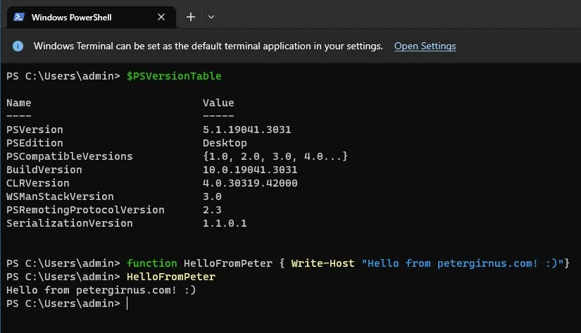 powershell — Blog — Peter Girnus