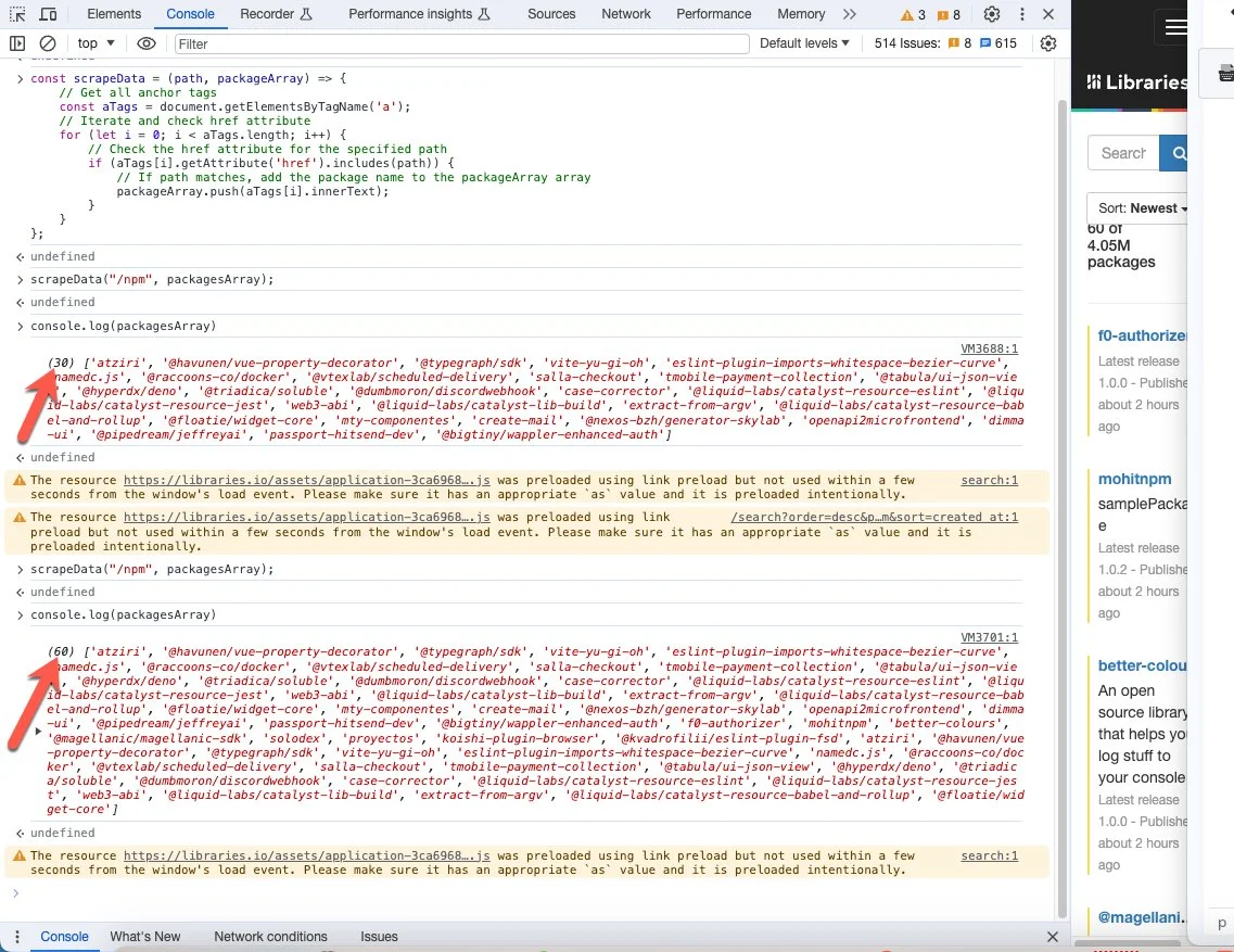 Browser Web Scraping - Scrape Data With Chrome Developer Tools (Chrome DevTools) — Peter Girnus