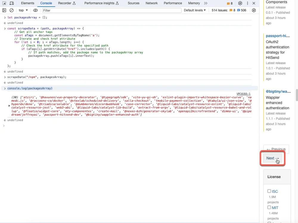 Browser Web Scraping - Scrape Data With Chrome Developer Tools (Chrome DevTools) — Peter Girnus