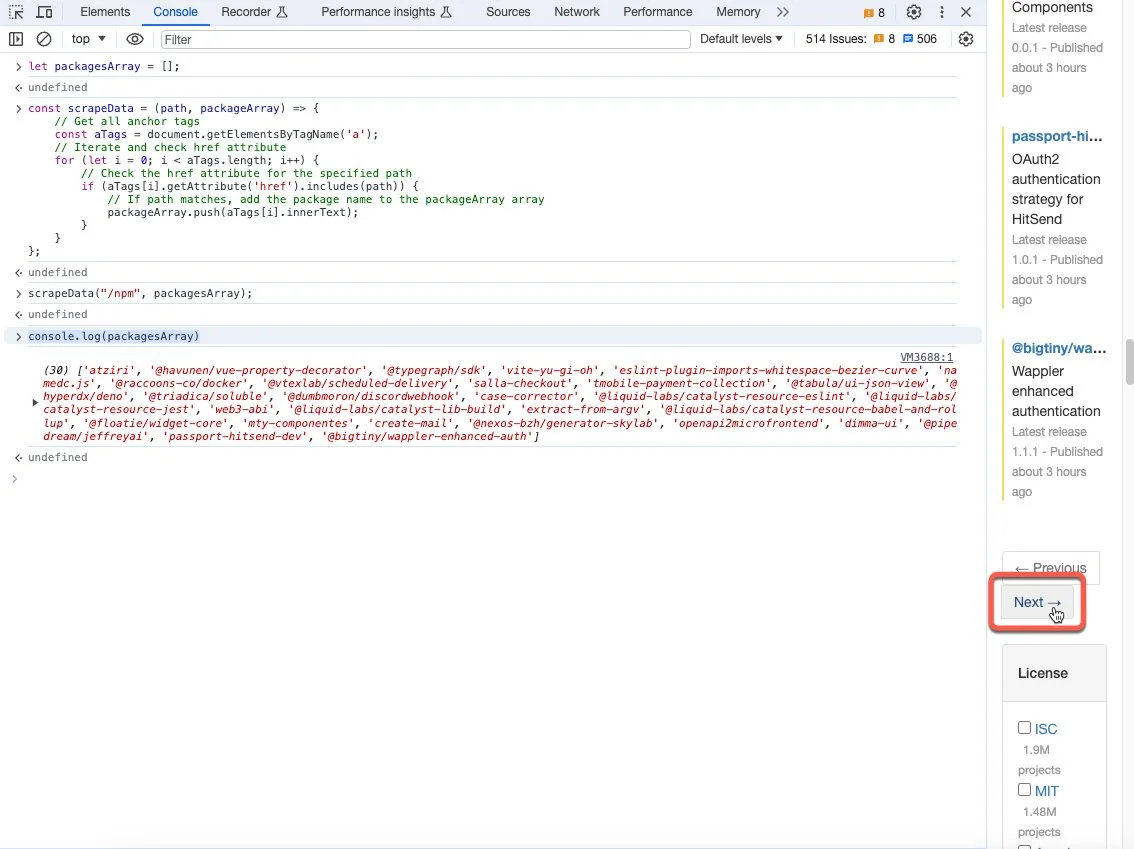 Browser Web Scraping - Scrape Data With Chrome Developer Tools (Chrome DevTools) — Peter Girnus