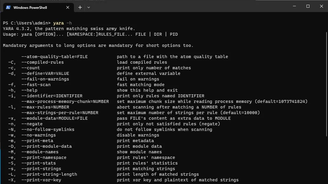 How to Install the YARA Malware Analysis Tool On Windows — Peter Girnus