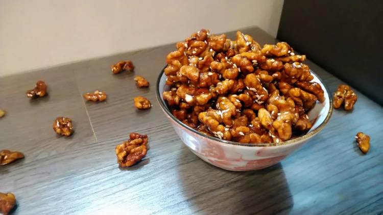Extra Crispy Candied Nuts |Chinese Candied Walnuts 琥珀核桃 | Amber Walnuts ...
