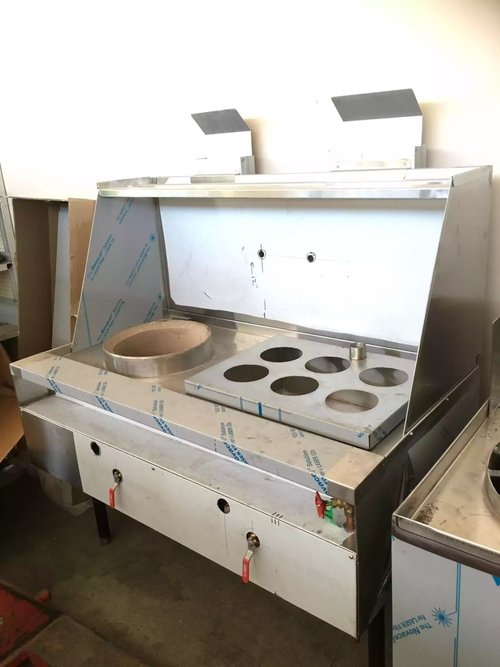 2 Two Burner Hole Wok Range — Dragon Food Equipment & Sheet Metal ...