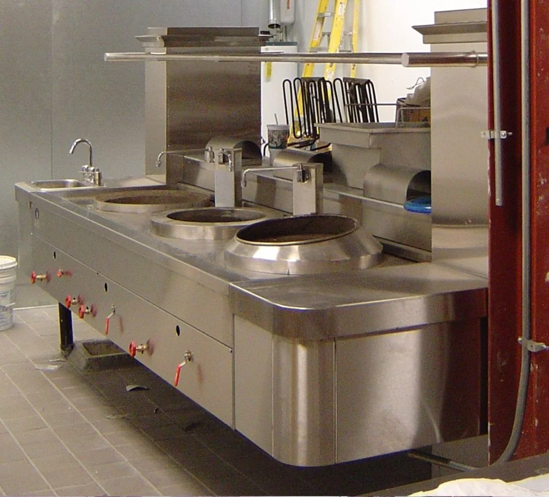 3 Three Burner Hole Wok Range — Dragon Food Equipment Inc.