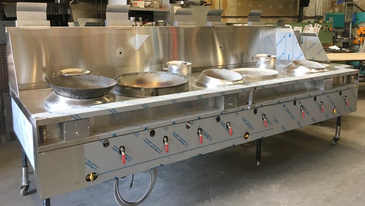 Wok Range — Dragon Food Equipment & Sheet Metal Fabrication