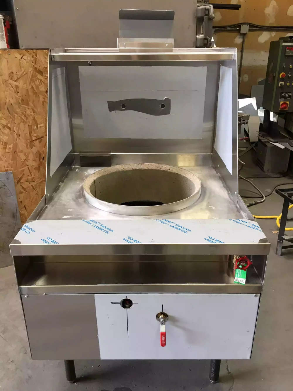 1 One Burner Hole Wok Range — Dragon Food Equipment & Sheet Metal ...