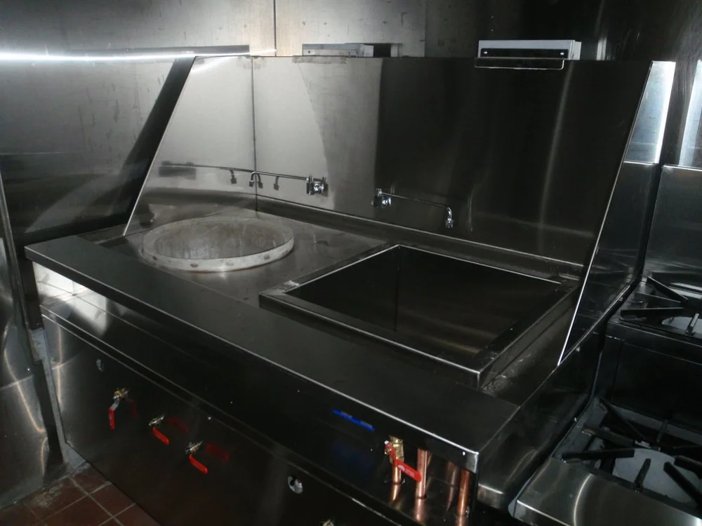 2 Two Burner Hole Wok Range — Dragon Food Equipment & Sheet Metal ...