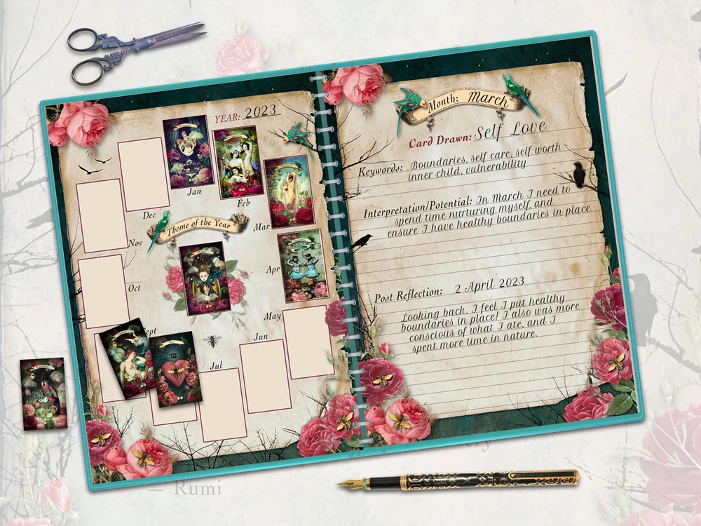 Lenormand of the Rose Divination Deck — The Rose Temple - Tarot of the ...
