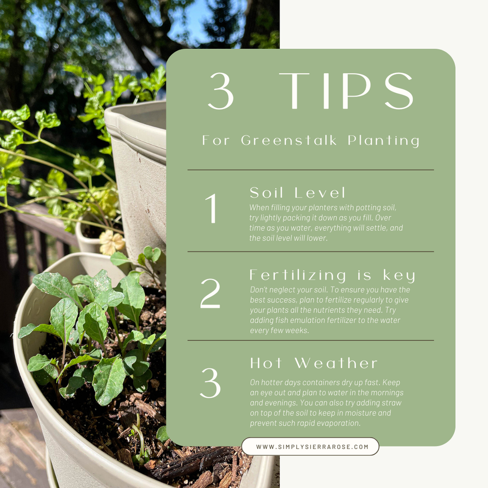The Art of Gardening with a GreenStalk Planter — Simply Sierra Rose