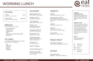 Working Lunch — Eat Catering: providing the best in Taupō event catering