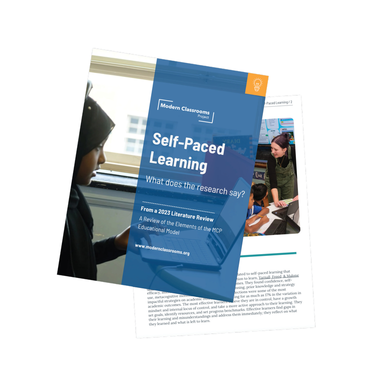 Self-Paced Learning: What Does the Research Say? — Modern Classrooms ...