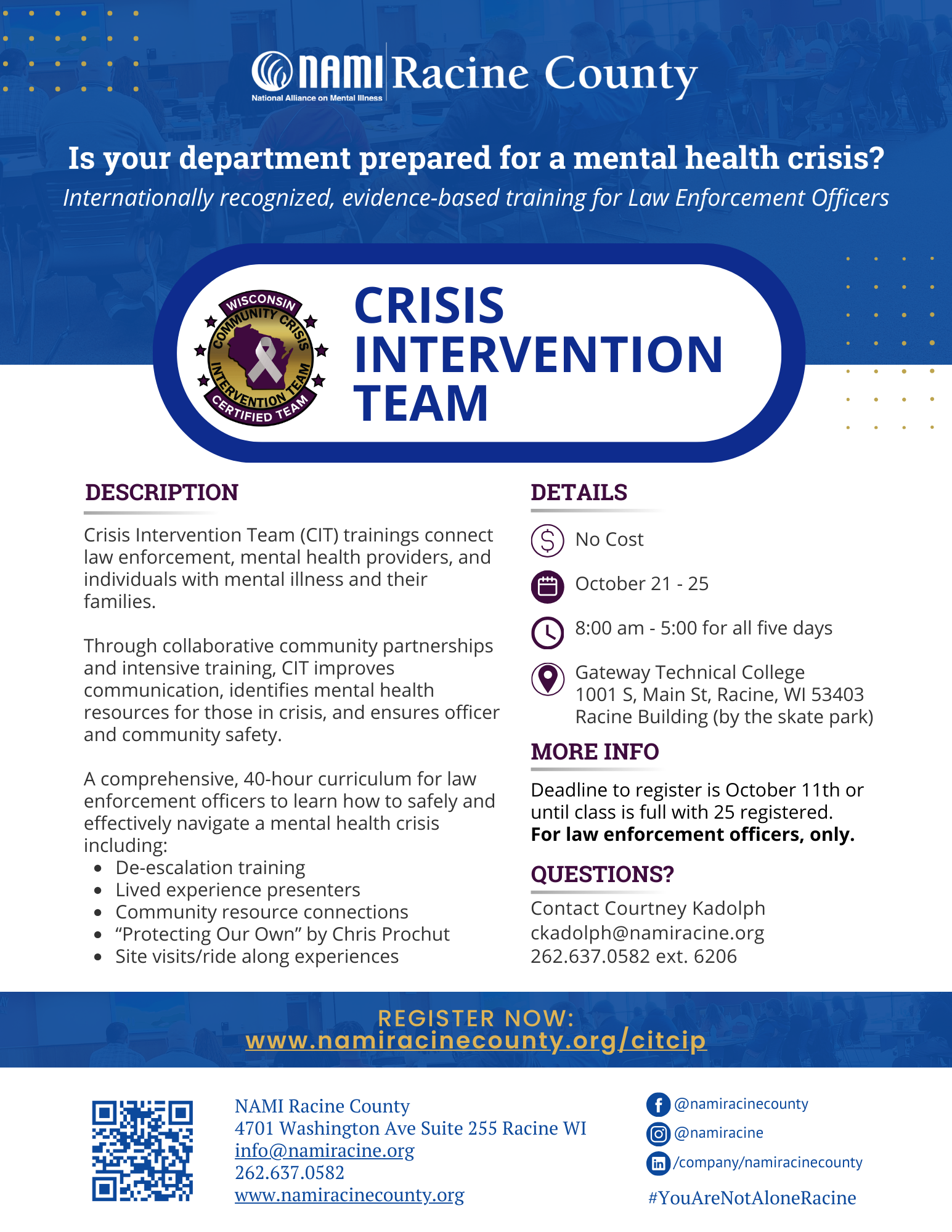 Events, Programs, and Presentations — NAMI Racine