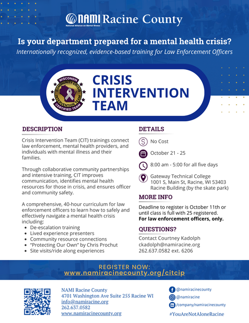 Events, Programs, and Presentations — NAMI Racine