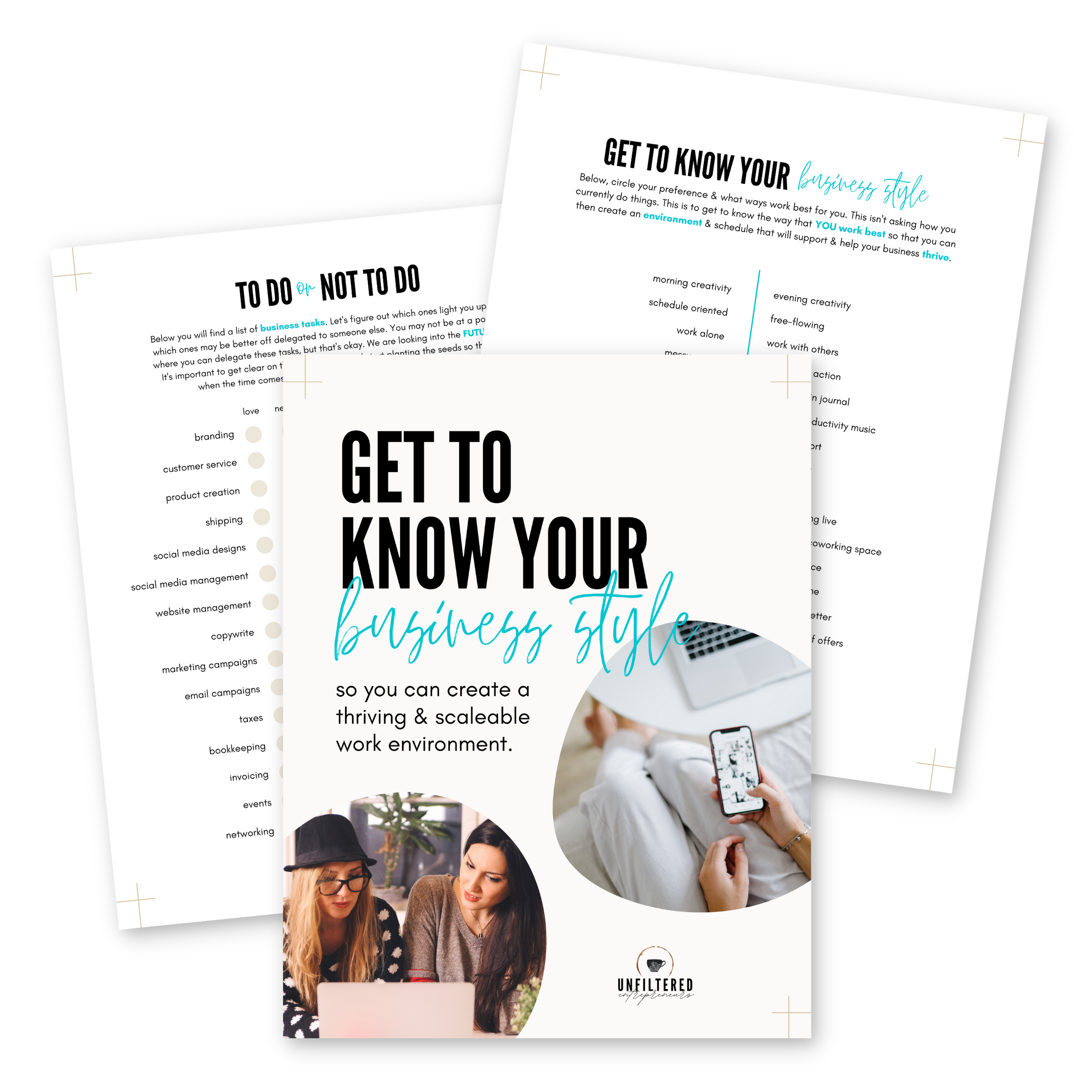 Unfiltered Entrepreneurs | Branding & Website Design