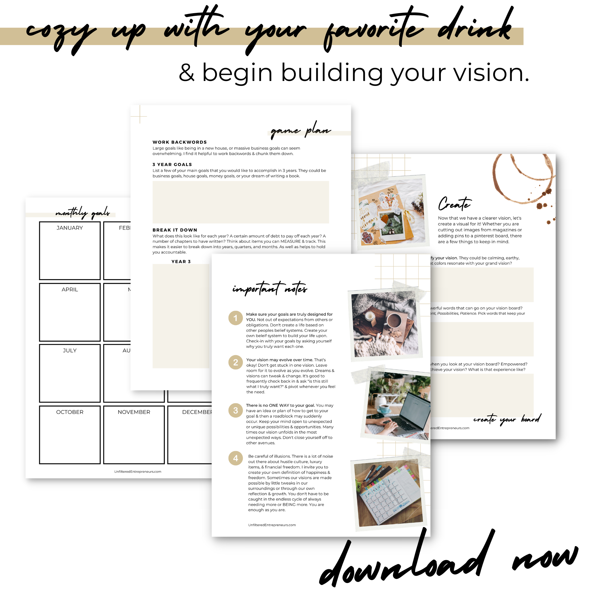 Unfiltered Entrepreneurs | Branding & Website Design