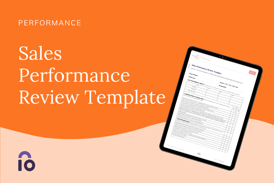 Sales Performance Review Template — Fio