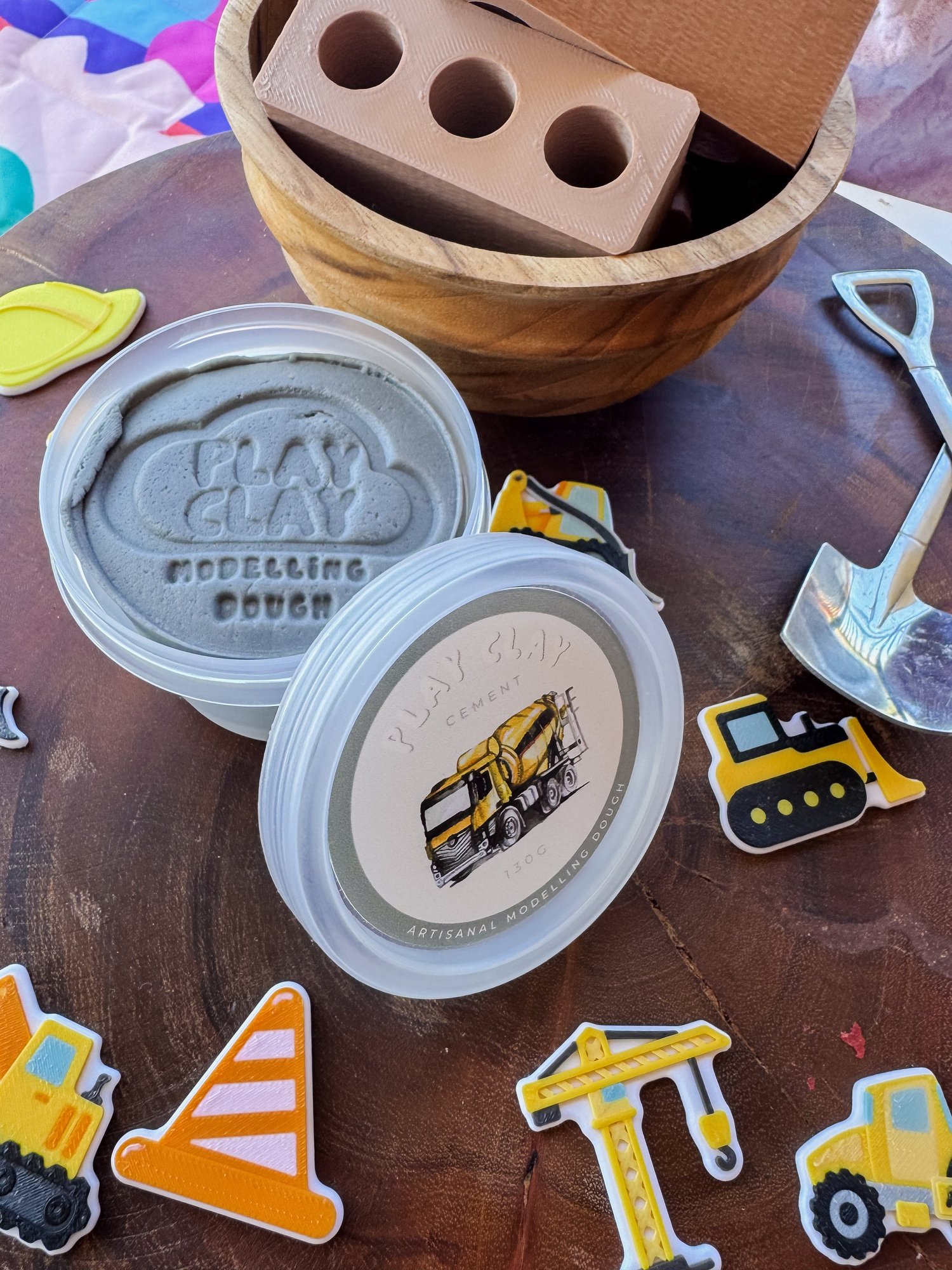 Concrete Grey Playdough Playclay — Shop Sensory Play, Nature Activities ...