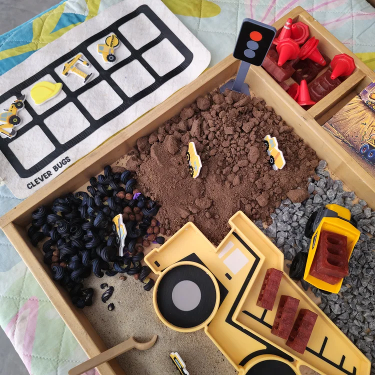 Construction Math Counters — Shop Sensory Play, Nature Activities ...