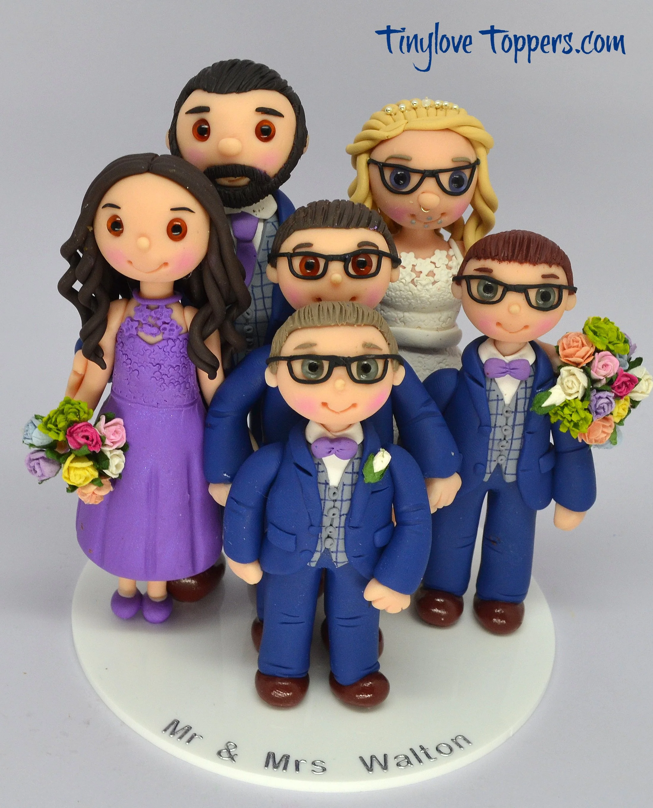 Personalised Wedding Cake Toppers — TINYLOVE WEDDING CAKE TOPPERS