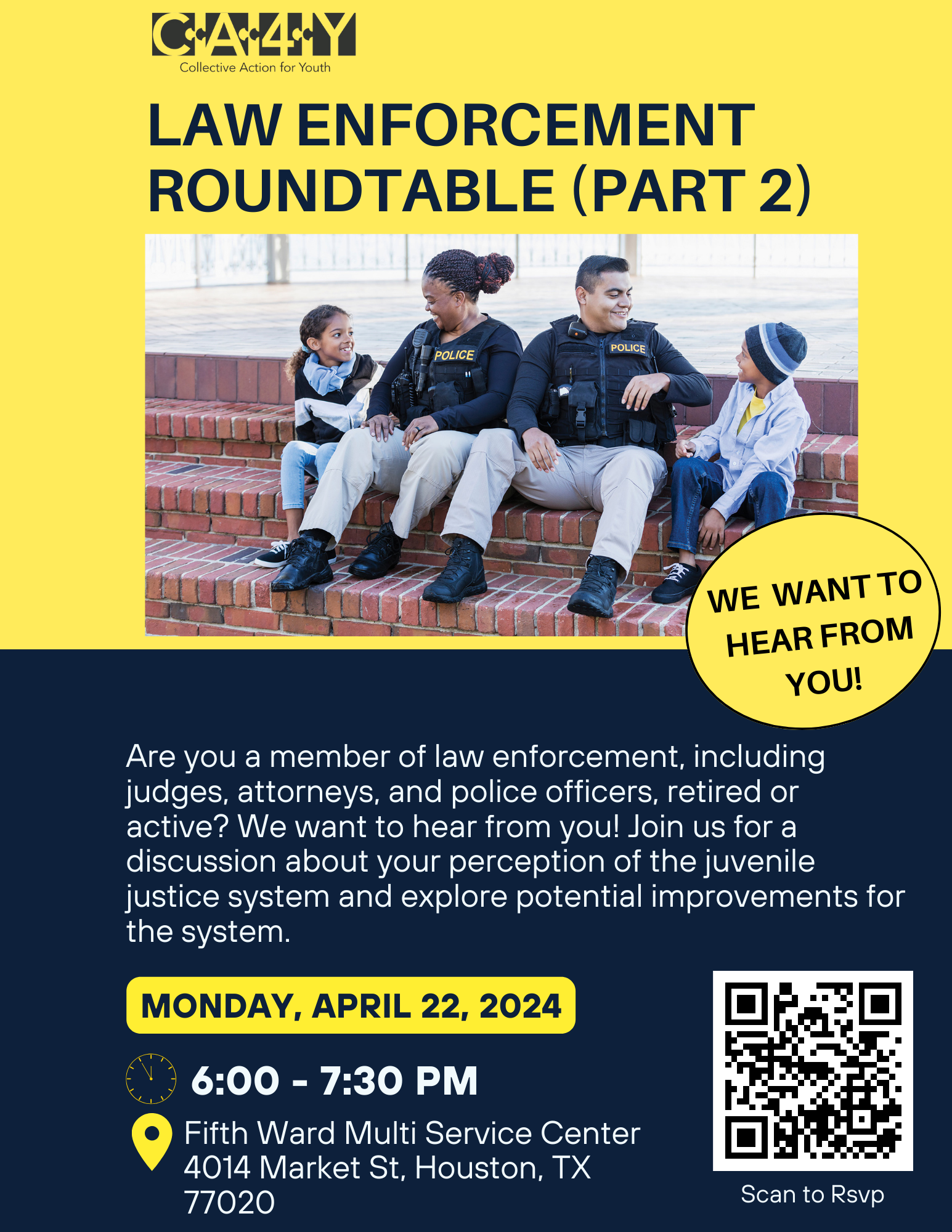 Law Enforcement Roundtable (Part 2) — Collective Action for Youth