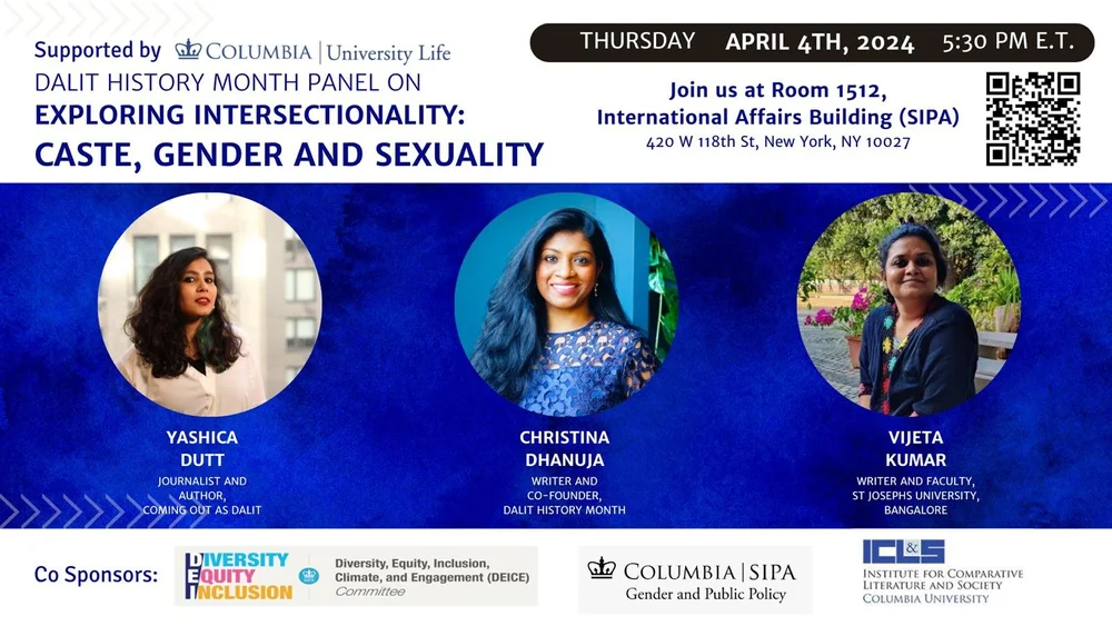 DALIT HISTORY MONTH PANEL ON EXPLORING INTERSECTIONALITY: CASTE, GENDER ...