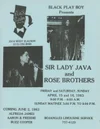 Sir Lady Java: Performance Flyer, 1960’s — KyKy Archives
