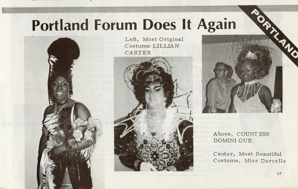 Portland Forum: Drag Magazine, 1973 — KyKy Archives