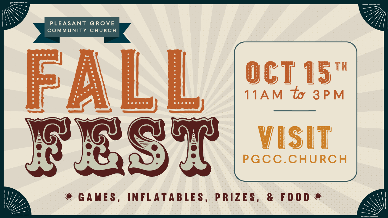 Events — Pleasant Grove Community Church