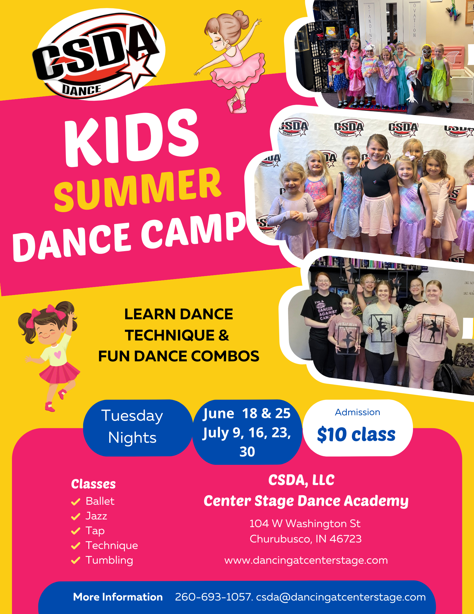 CSDA, LLC Center Stage Dance Academy