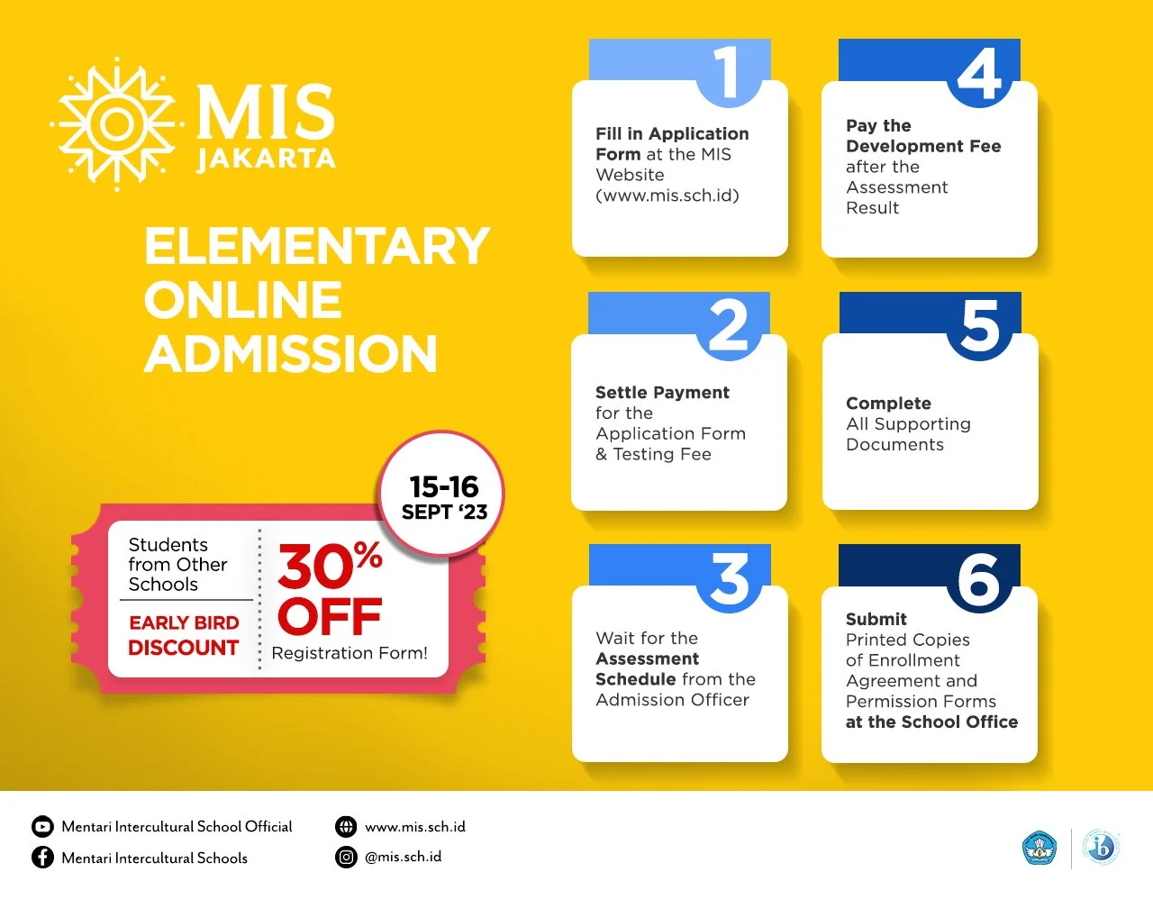 Online Admission — Mentari Intercultural School