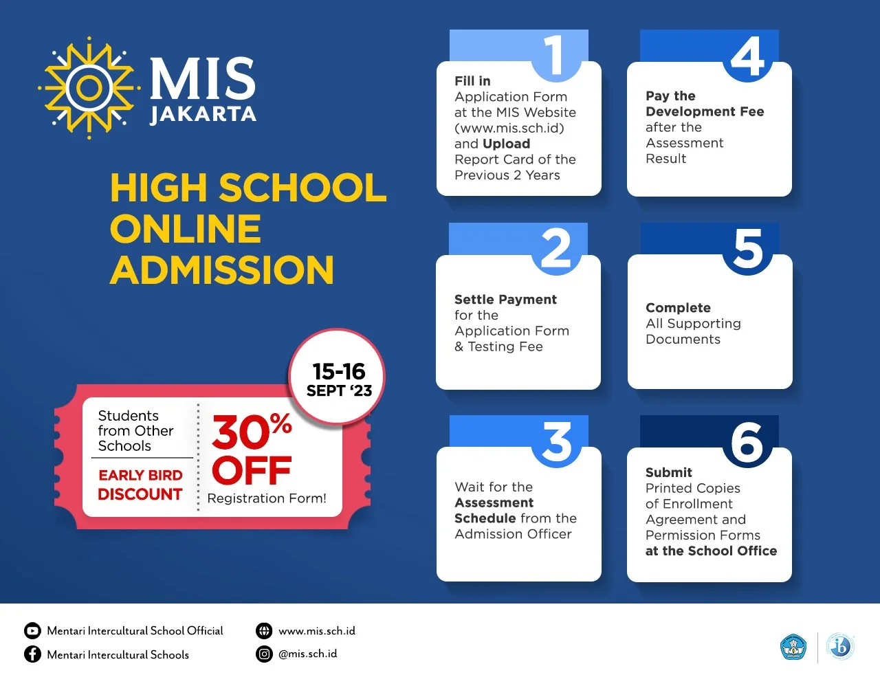Online Admission — Mentari Intercultural School