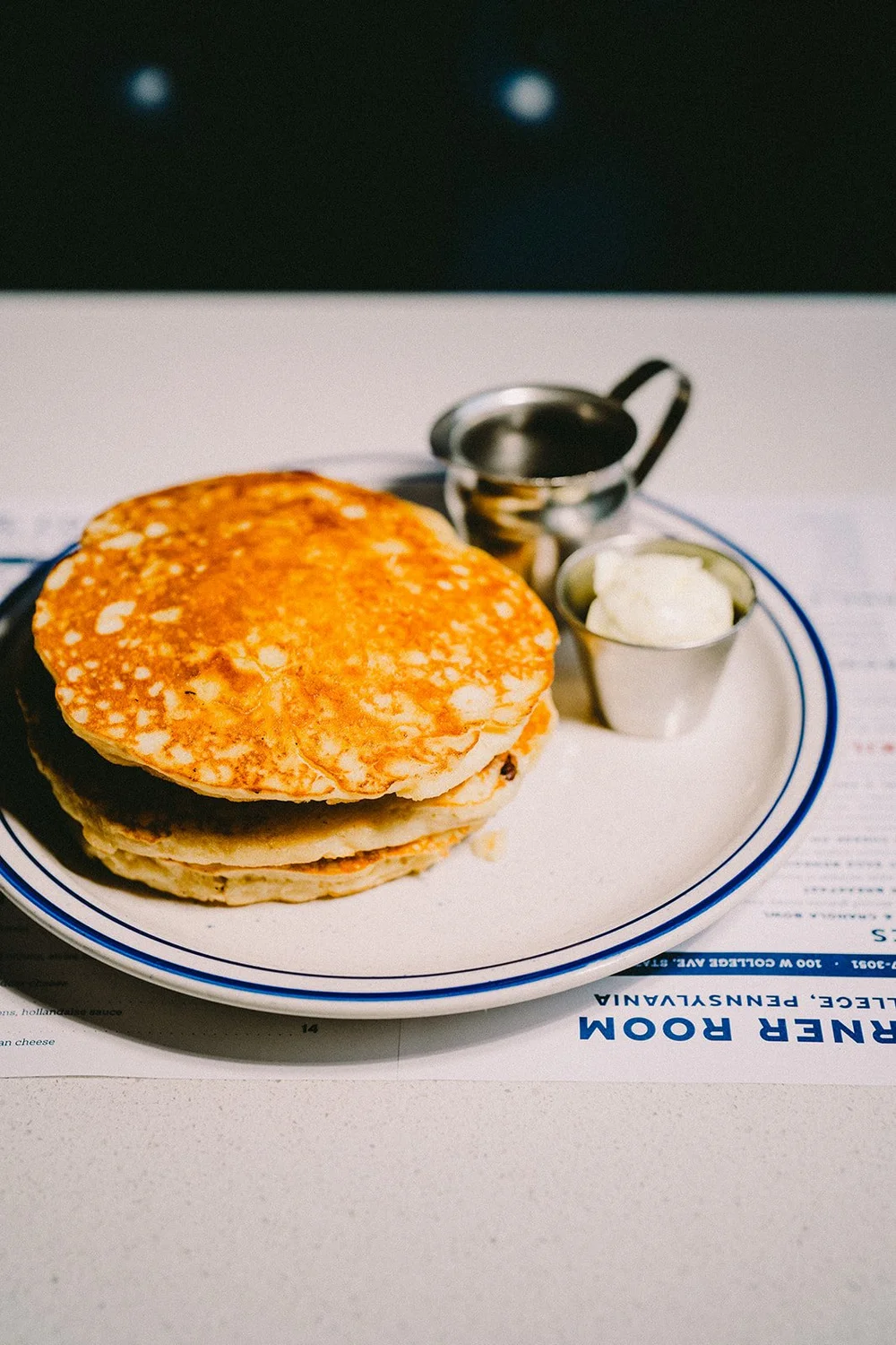 Breakfast Menu — The Corner Room