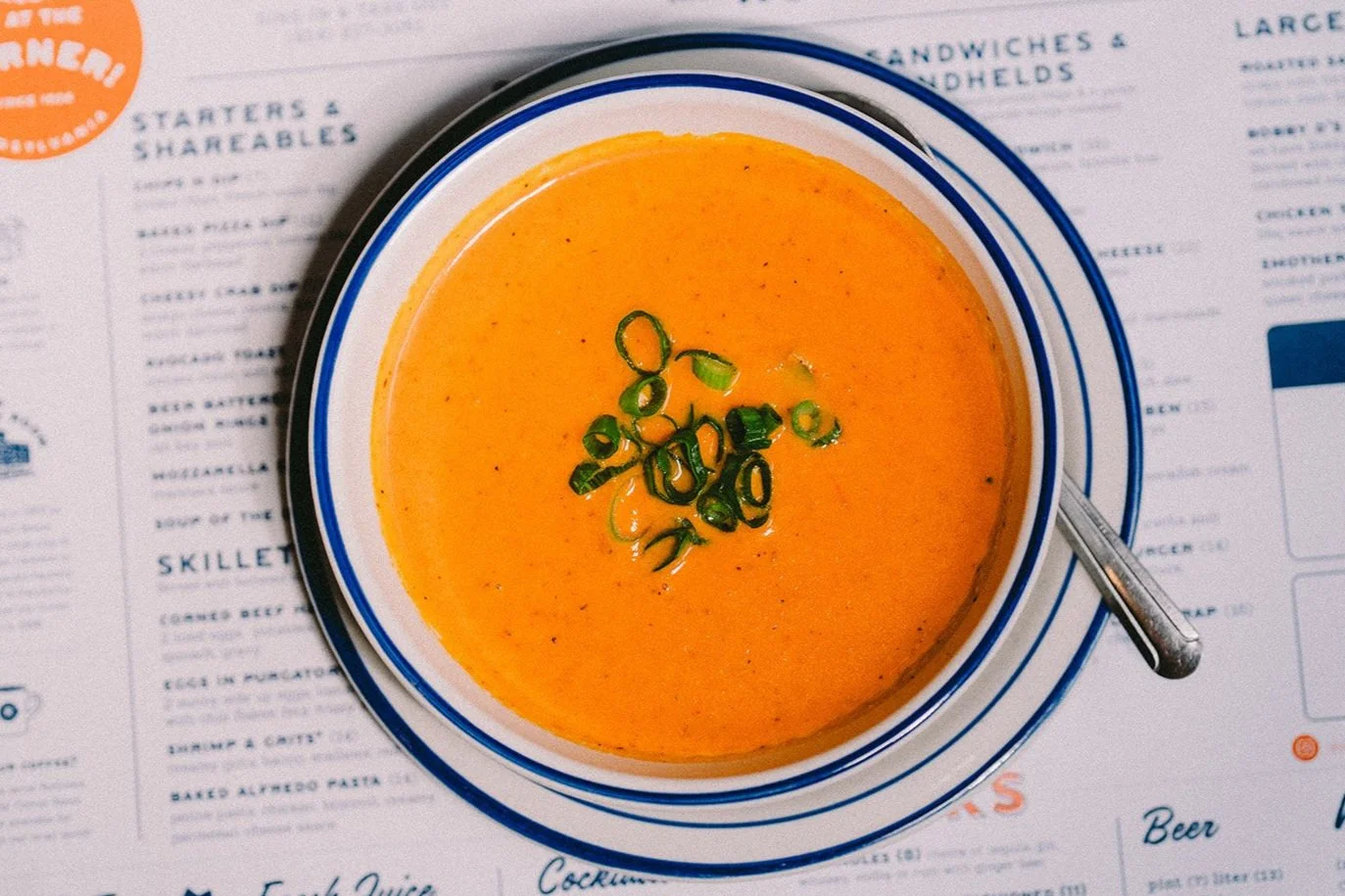 Dinner Menu — The Corner Room