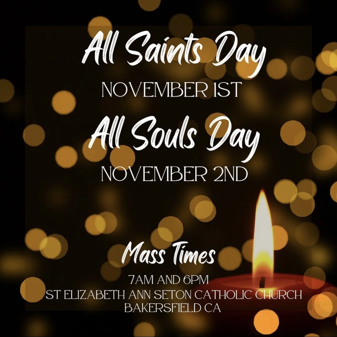 All Souls Day Morning Mass | St. Elizabeth Ann Seton