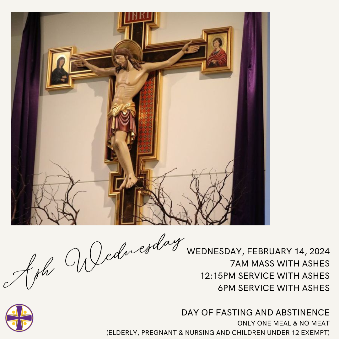 Ash Wednesday | St. Elizabeth Ann Seton