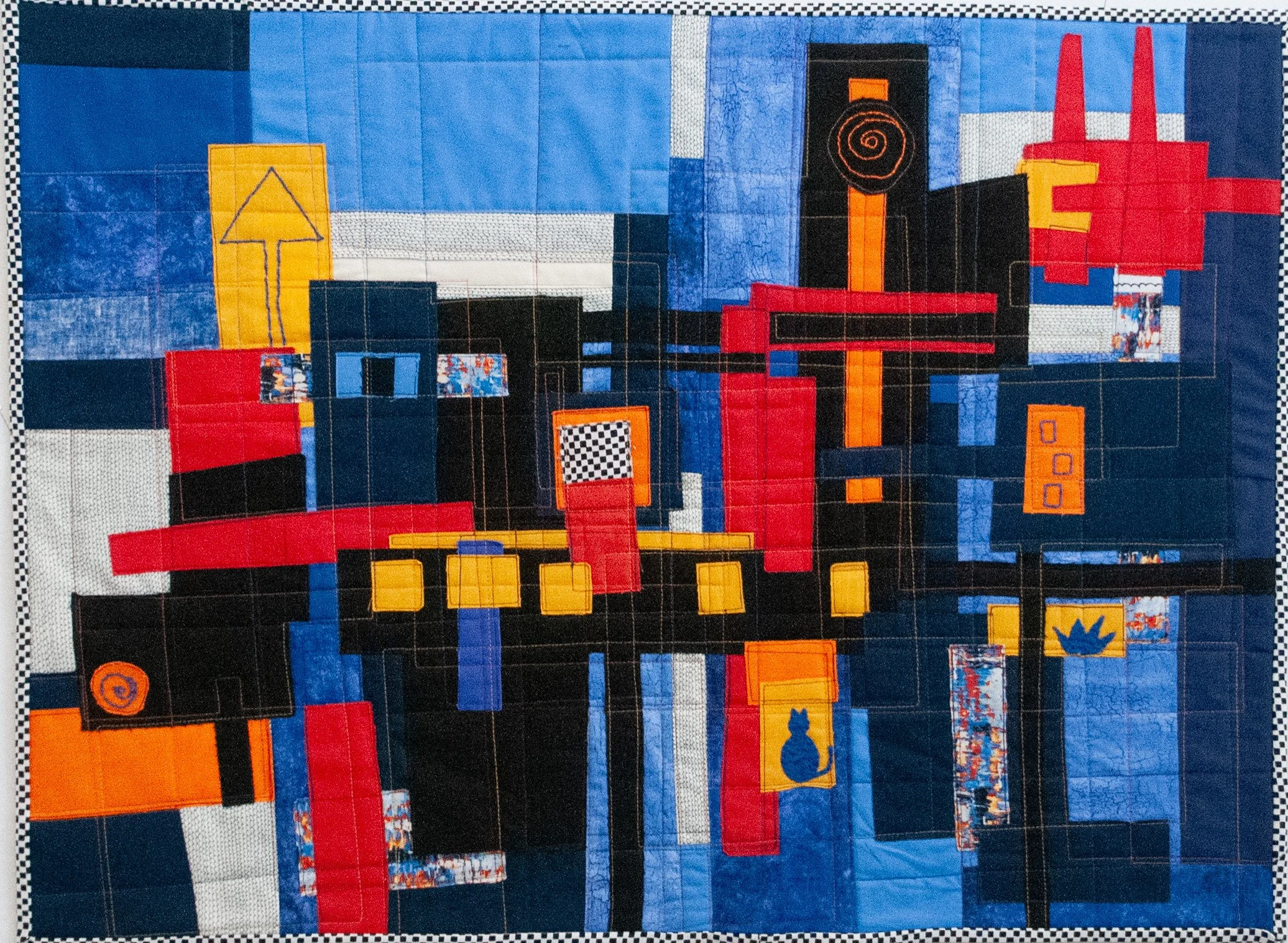 Textile Abstracts — Carol Miraben Art Studio