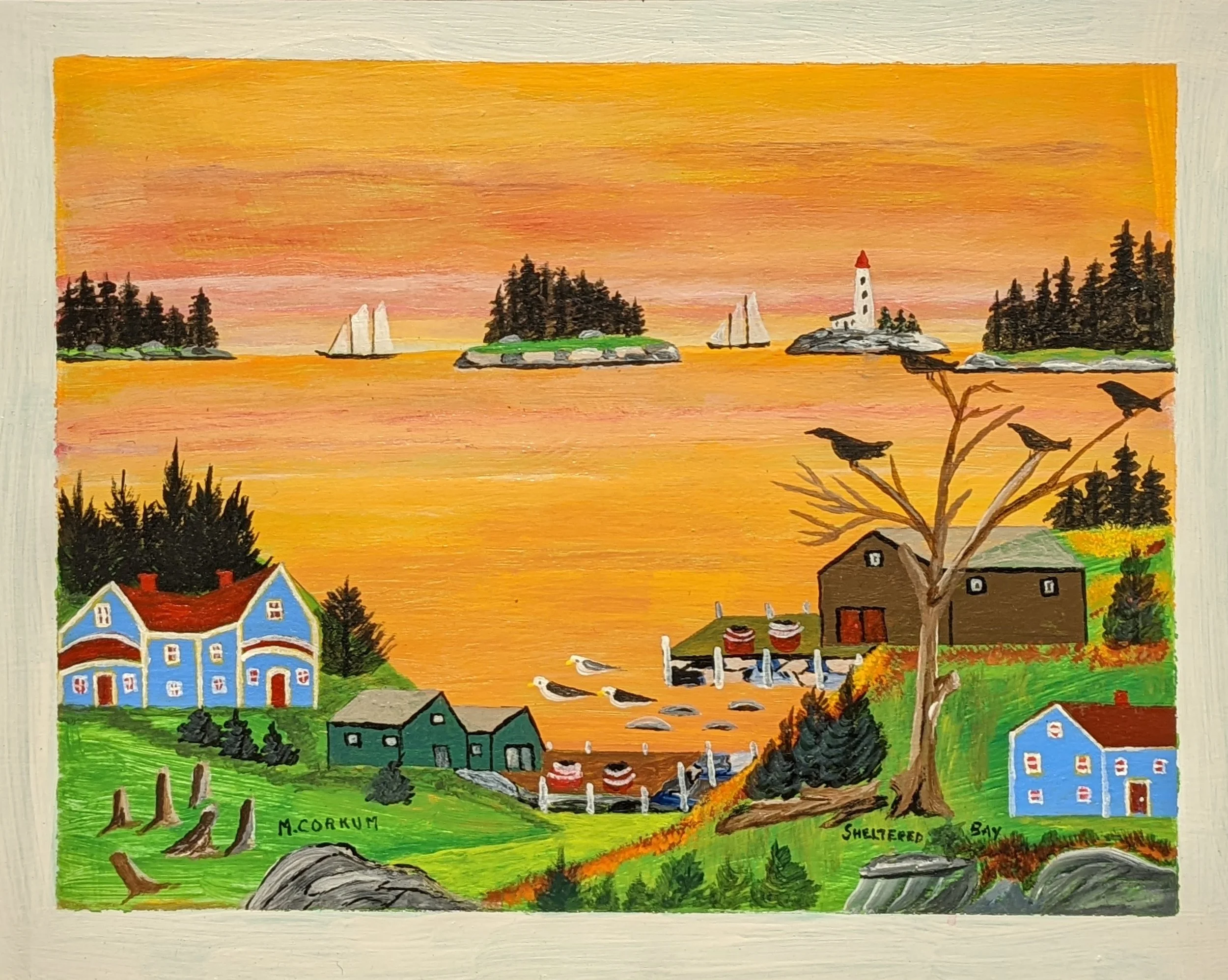 Folk Art by Mel Corkum — Carrefour Atlantic Emporium