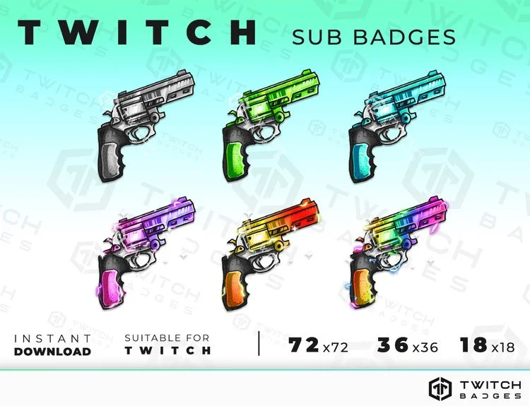 Twitch Sub Badges/Free Sub Badges