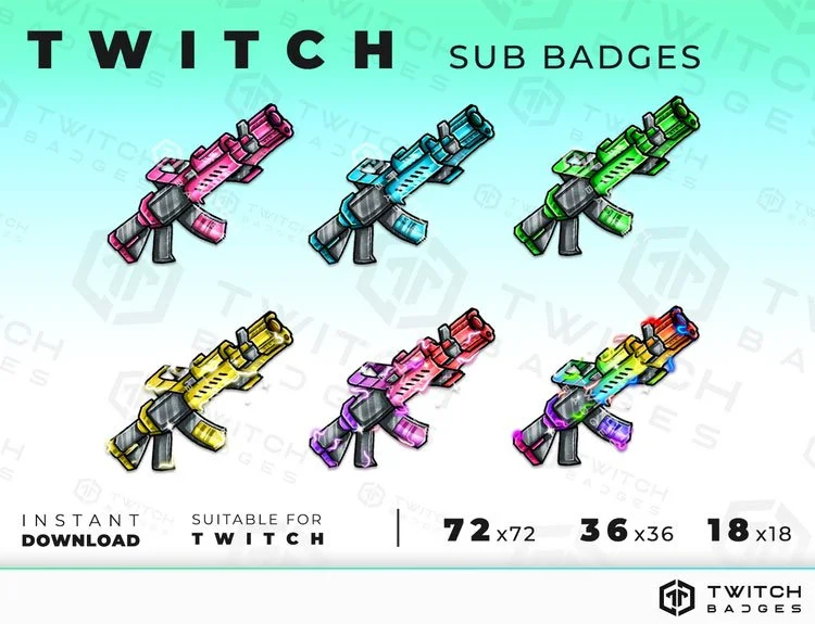 Twitch Sub Badges/Free Sub Badges