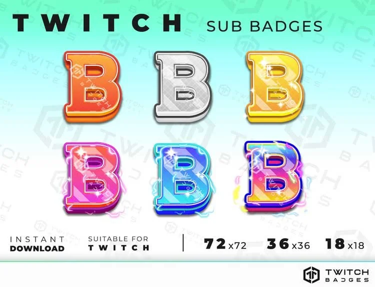 Twitch Badges/ Free Twitch Badges
