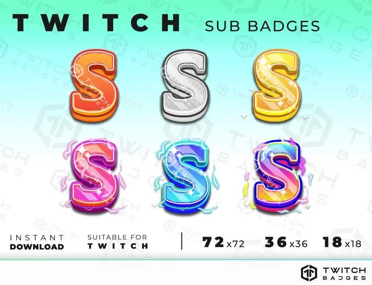 Twitch Sub Badges/Free Sub Badges